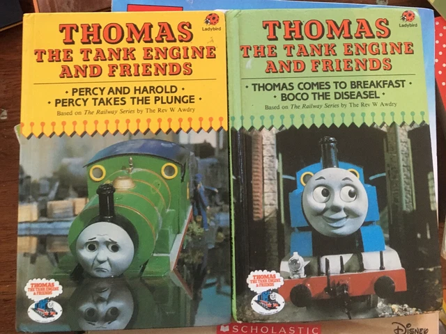 THOMAS THE TANK Engine & Friends Percy Takes the Plunge Buzz book #25 ...