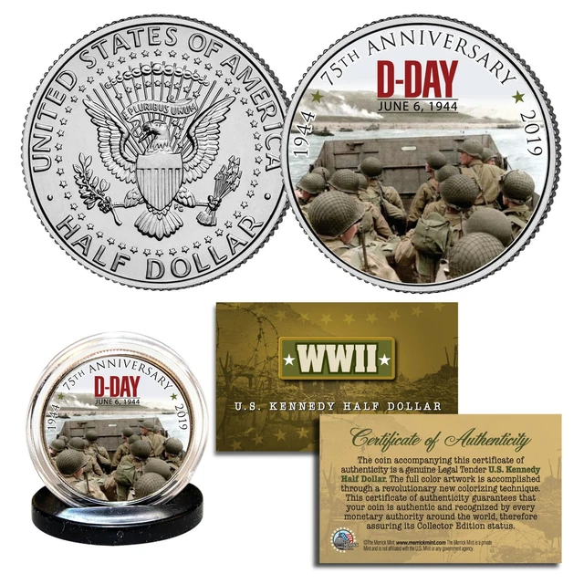 WORLD WAR II - D-DAY Normandy 75th Anniversary 1944 - 2019 JFK Half ...