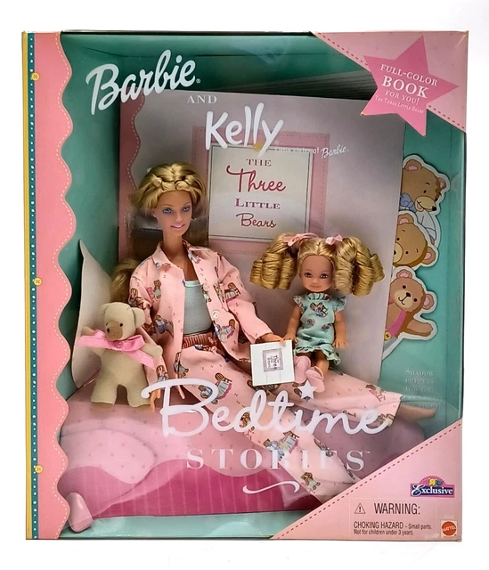 2000 BARBIE & Kelly Bedtime Stories Three Little Bears Set / Mattel ...