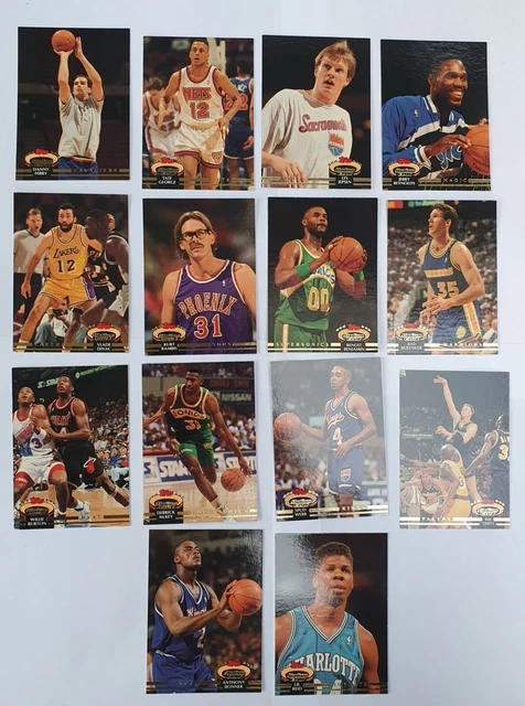LOT DE 14 Cartes Basketball NBA Topps Stadium Club 1992-93 Divac ...