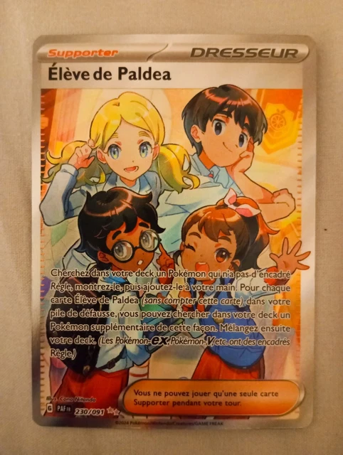 CARTE POKÉMON - Élève de Paldea FA 231/091 - Destinées De Paldea EV4.5 Fr Neuf EUR 9,99 ...