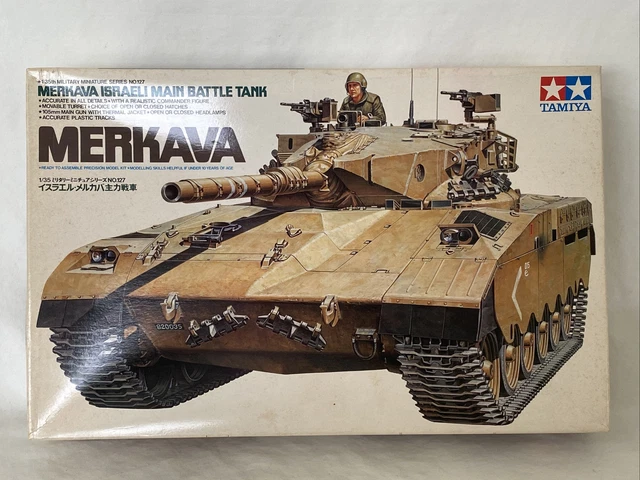 TAMIYA 1:35 MERKAVA ISRAELI MAIN BATTLE TANK Kit No. 3627 NEW No ...