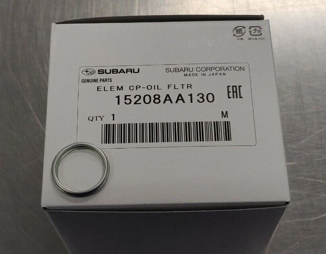 SUBARU BRZ 2016- Genuine Oil Filter Complete OEM JDM Japan 15208AA130 ...