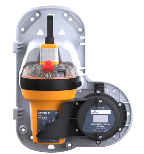 OCEAN SIGNAL RESCUEME EPIRB2 CLASS 2 EPIRB WITH RLS SOS safety Beacon £ ...