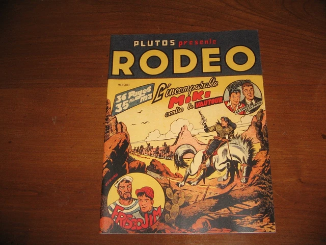 PLUTOS PRESENTE RODEO NUMERO 3 fac similé EUR 35,00 - PicClick FR