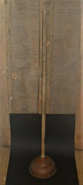 ANTIQUE COPPER POSSER CLOTHES WASHING DOLLY - Victorian laundry aid £14 ...