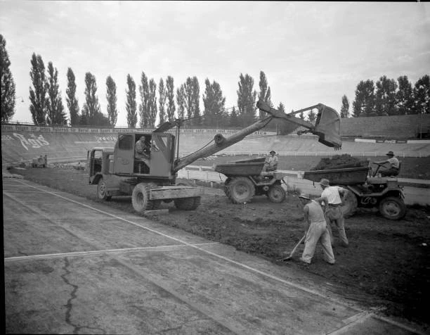 FIRST SPEEDWAY TRACK in Zurich Oerlikon First speedway track in 1949 ...