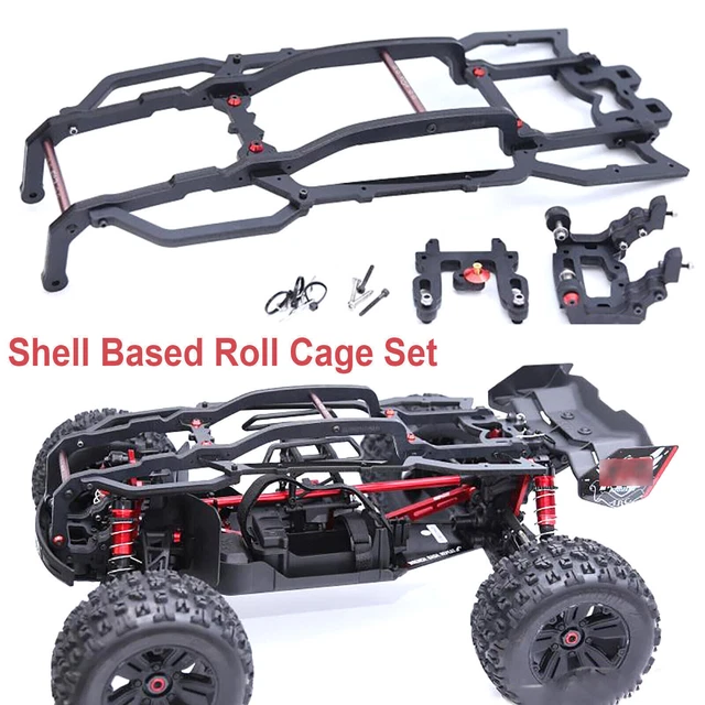 NYLON SHELL BASED Roll Cage Frame Replacement for 1/8 RC Car ARRMA ...