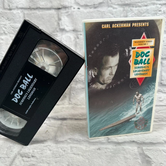 CARL ACKERMAN DOC Balle Surfer VHS 1999 Rameurs Série Volume 1 EUR 15 ...