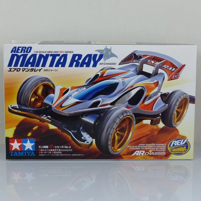 UK STOCK - Tamiya 18703 Mini 4WD Rev Aero Manta Ray AR Chassis £20.00 ...