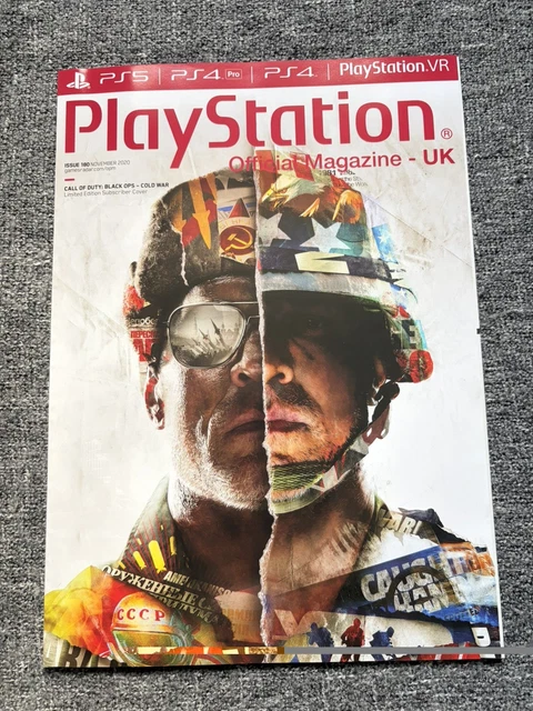 PLAYSTATION OFFICIAL MAGAZINE UK Subscriber Cover #180 COD: Black Ops ...