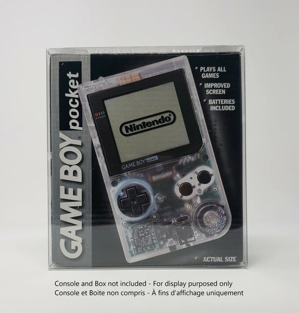 BOX PROTECTOR FOR Nintendo Gameboy Original Pocket Console Clear ...