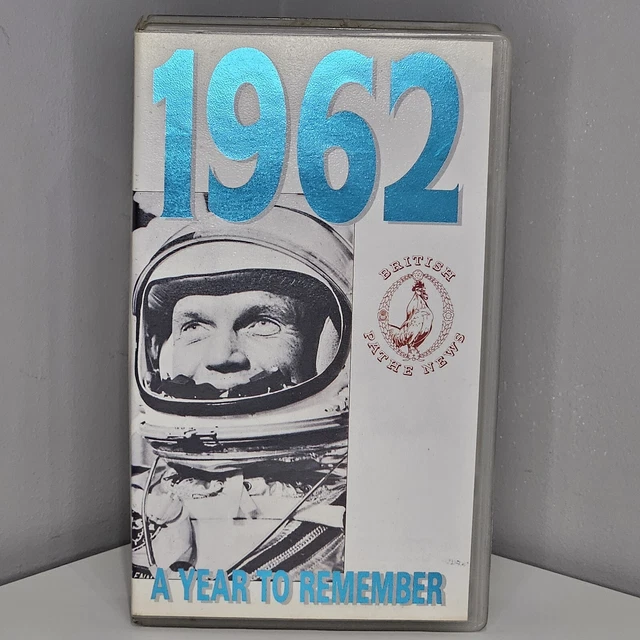 BRITISH PATHE NEWS 1962 Year to Remember VHS Video Cassette Tape £3.50 ...