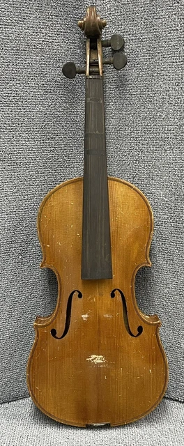 ANTIQUE VIOLIN LABELLED Part of 150+ violin collection Closeup Photos L ...