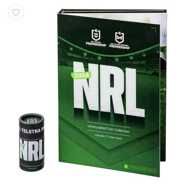 2024 NRL PREMIERSHIP 17 coin collection set plus 2 x Premiership Coins ...