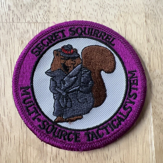 SECRET SQUIRREL MORALE Multi-source Tactical System Hook And Loop Patch ...
