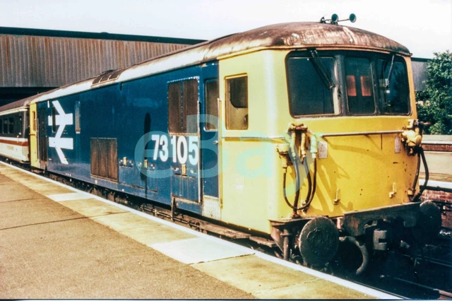 UK RAILWAY PHOTOGRAPH of Class 73 Locomotive 73105. RM73-54 £1.70 ...