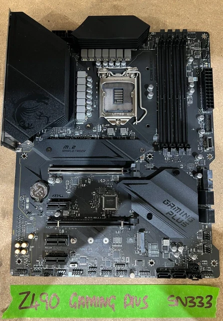 MSI MPG Z490 Gaming Plus LGA 1200 DDR4 ATX Intel Z490 Motherboard £74.00 - PicClick UK