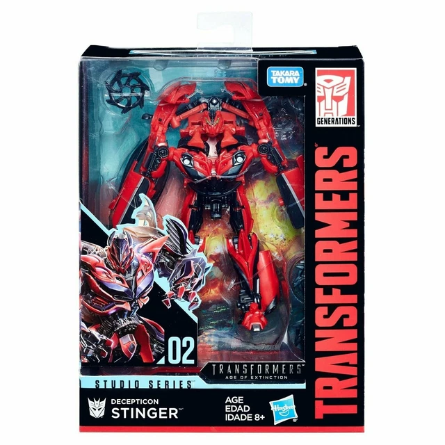 HASBRO TRANSFORMERS STUDIO SERIES 02 DELUXE CLASS DECEPTICON STINGER ...