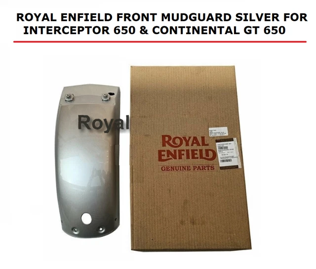 ROYAL ENFIELD INTERCEPTOR 650 & CONTINENTAL GT 650 "FRONT MUDGUARD ...