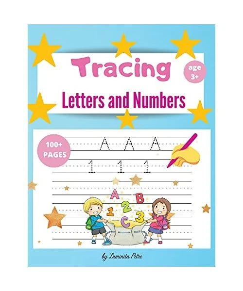 TRACING LETTERS AND Numbers: Workbook for Preschool, Kindergarten, and ...