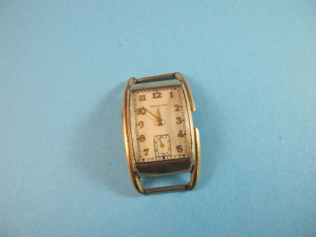 OROLOGIO HAMILTON DA UOMO 43MM LOOPY LUGS CALIBRO GF 980 DA RESTAURARE ...