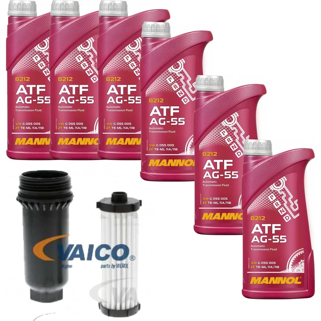 MANNOL HUILE HYDRAULIQUE Atf AG55 6L Vaico Filtre à de Transmission pour Ford EUR 241,93 ...