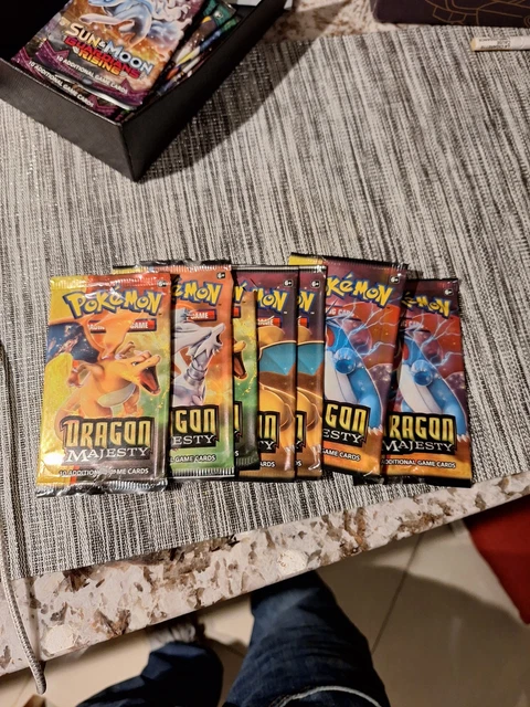 DRAGON MAJESTY POKÉMON Booster Packs EMPTY $60.00 - PicClick CA