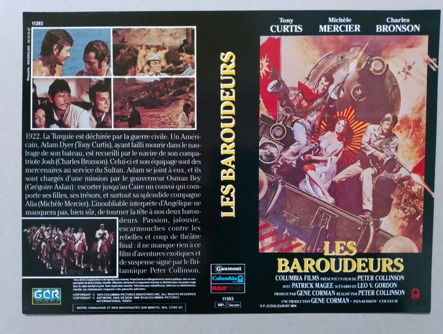 JAQUETTE VHS - Les Baroudeurs - Vhs Sleeve - Charles Bronson - Tony ...