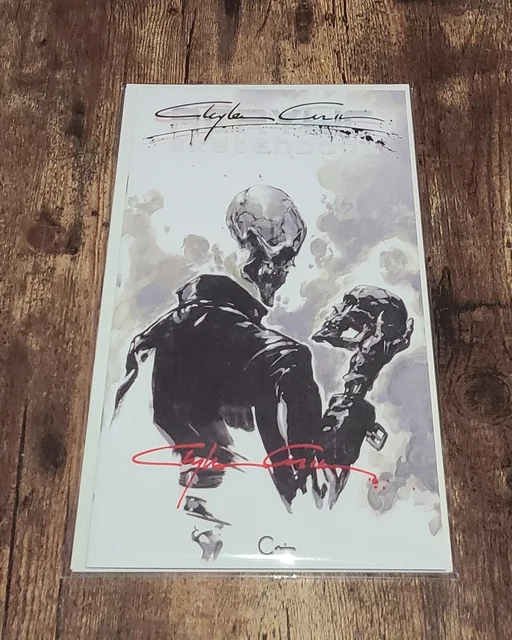 CARNET DE CROQUIS acrylique signé Clayton Crain signature classique COA ...