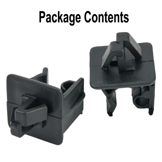 2PC 90672-SNB-901 CAR Hood Prop Rod Holder Clip Black Fastener Plastic ...