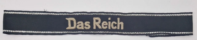 ORIGINAL WW2 GERMANY Army Das Reich Embroidered Cloth Arm Band £19.99 ...