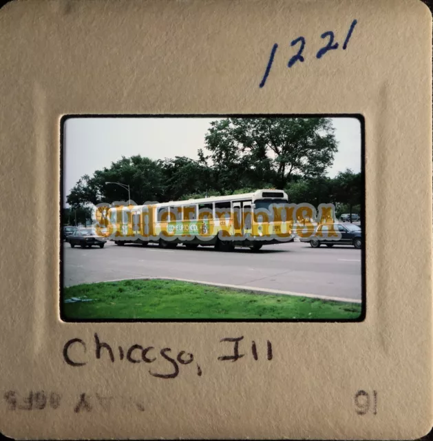 VTG 1986 BUS Slide 7212 MAN CTA Chicago Articulated Illinois IL X5T012 ... VTG 1986 BUS Slide 7212 MAN CTA Chicago Articulated Illinois IL X5T012 ...