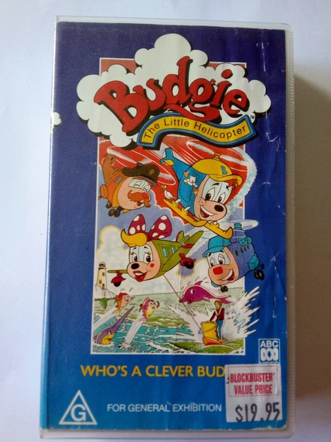 BUDGIE THE LITTLE Helicopter VHS 1996 Who’s A Clever Budgie? RARE Video ...