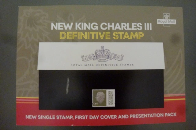 ROYAL MAIL 2024 “King Charles Iii Definitive Stamp” Flier £1.00 ...