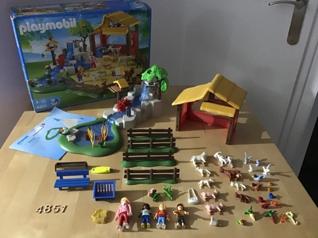 PLAYMOBIL N°4851. Parc Animalier /Famille Complet. EUR 50,00 - PicClick FR