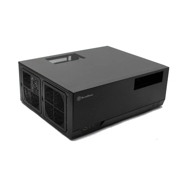 SILVERSTONE GRANDIA GD09-C ATX PC-Gehäuse HTPC USB-C 3.0 schwarz ...