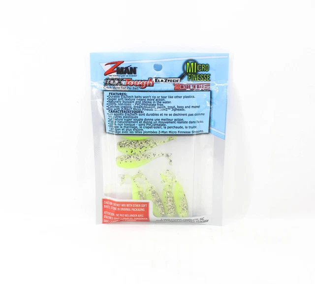ZMAN SOFT LURE Shad FryZ 1.75 Inch 8/Pack Space Guppy (3963) $18.42 ...