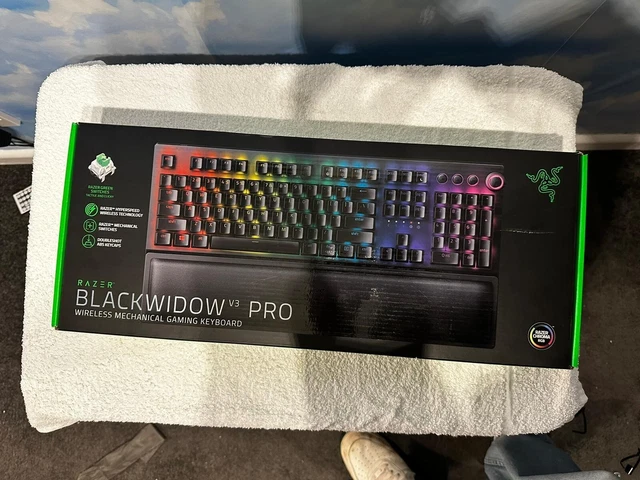 RAZER BLACKWIDOW V3 Pro Wireless Mechanical Gaming Keyboard - Black £72 ...