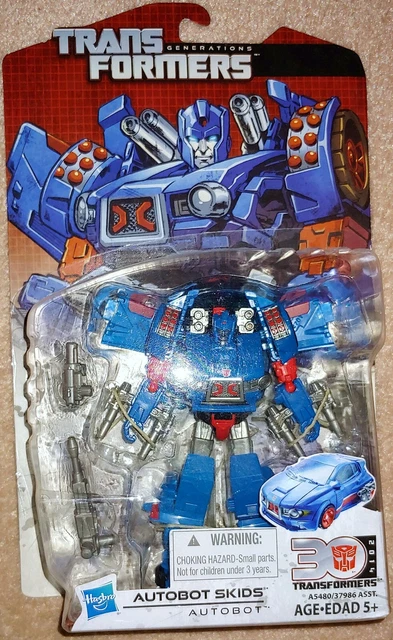 TRANSFORMERS G1 GENERATIONS Thrilling 30 Deluxe IDW Autobot Skids MOSC ...