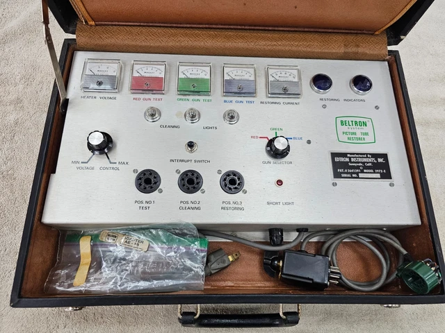 BELTRON SYSTEM PICTURE CRT Tube Restorer Model 2972-E FOR TV And VIDEO ...