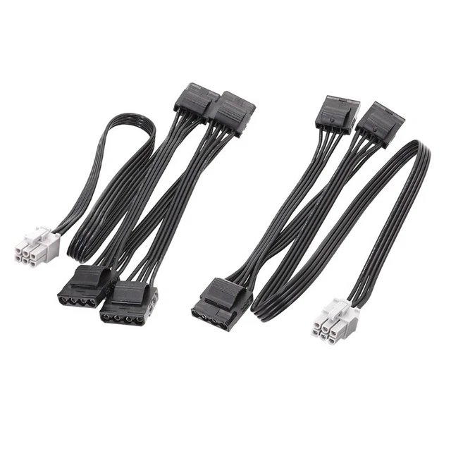 6PIN TO MOLEX 4PIN D Type X4 X3 Power Cable for LEADEX P550 P650 P750 ...