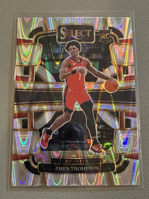 2023-24 SELECT AMEN Thompson Concourse TECTONIC PRIZM Houston Rockets ...