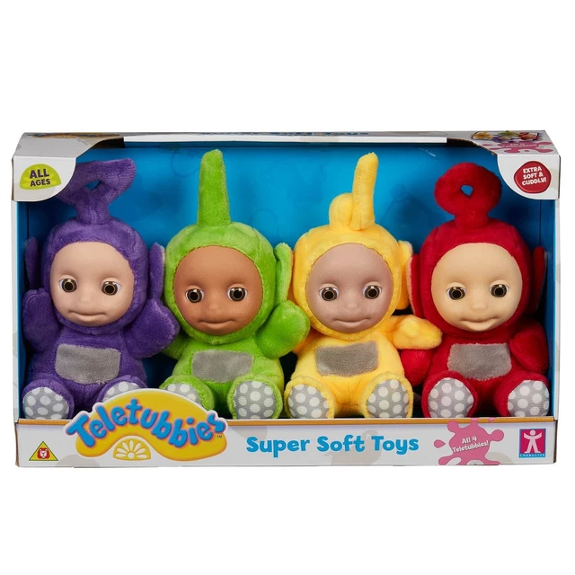 TELETUBBIES SUPER SOFT & Cuddly Plush Toys Full Set Of All 4 ...
