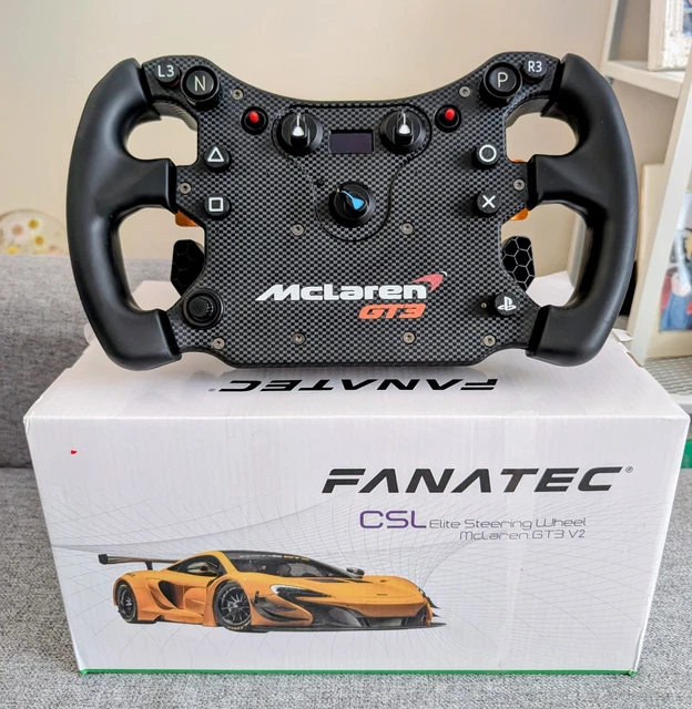 FANATEC CSL MCLAREN GT3 V2 SIM Racing Wheel with QR2 Lite £170.00 ...