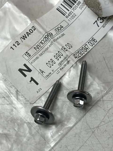 MERCEDES BENZ A0069901800 KOMBI-SECHSKANTSCHRAUBE Neu Original EUR 11 ...