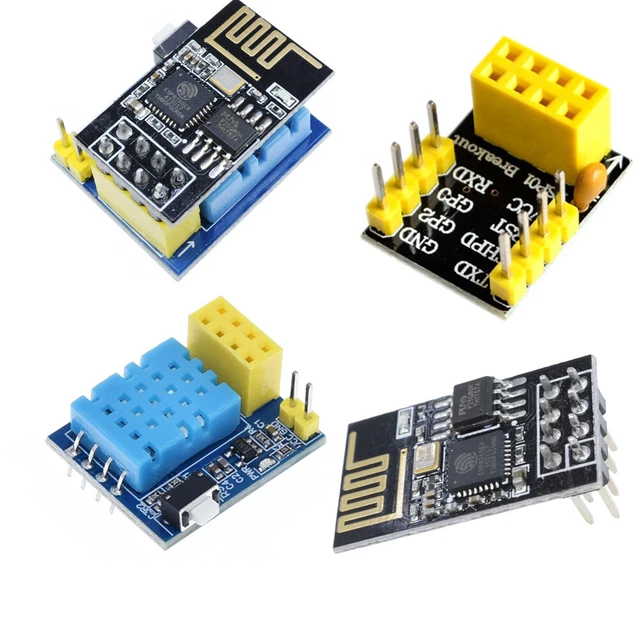 MODULE ÉMETTEUR-RÉCEPTEUR SANS fil ESP8266 DHT11 ESP-01/01S température ... MODULE ÉMETTEUR-RÉCEPTEUR SANS fil ESP8266 DHT11 ESP-01/01S température ...