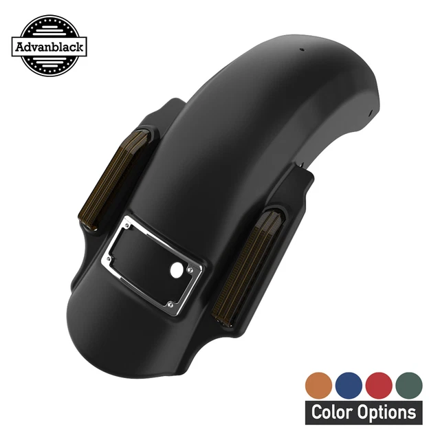 ADVANBLACK COLOR MATCHED Dominator Extended Stretched Rear Fender For ...