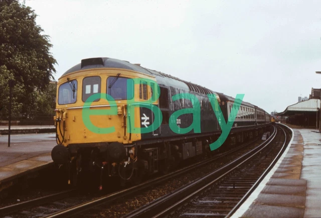 35MM RAILWAY SLIDE of Class 33 33112 @ Basingstoke - Copyright to Buyer ...
