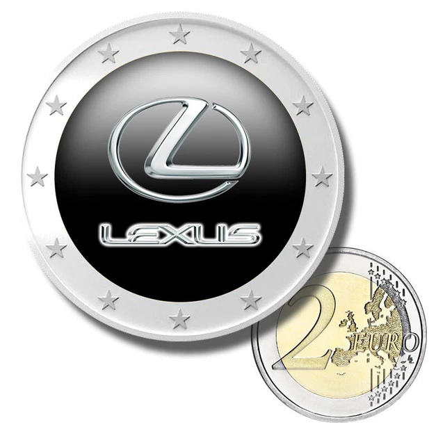 2 EURO FARBMÜNZE "LEXUS" - 2 Euro coloured coin - bankfrisch EUR 9,90 ...